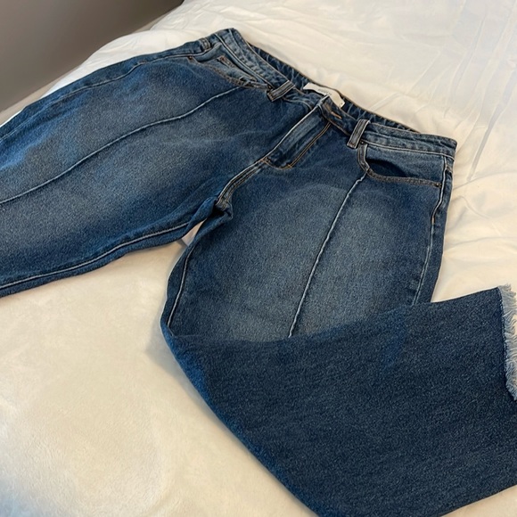 Hidden | Jeans | Hidden Blue Jeans With Raised Seam Down Each Legs ...